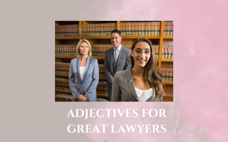 Lawyers Competently Describe Things Using Adjectives - English Coaching